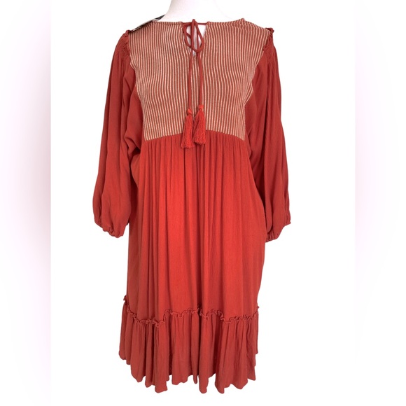 Gigio | Dresses | Nwt Boho Gigio Usa Persimmon Dress Desert Jasper Sz L ...